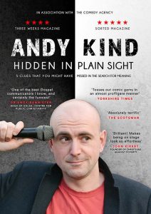 Tour - Dates and Information - Andy Kind Comedian